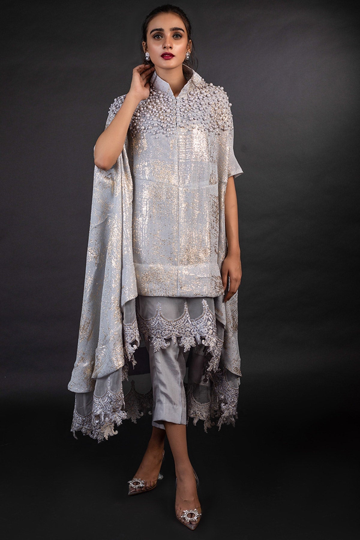 Firuzeh Cape - Aleena & Fareena – Fabbitt International